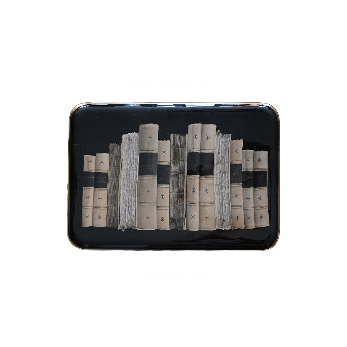 Boncoeurs Plateau Aluminium RECEPTION EX LIBRIS