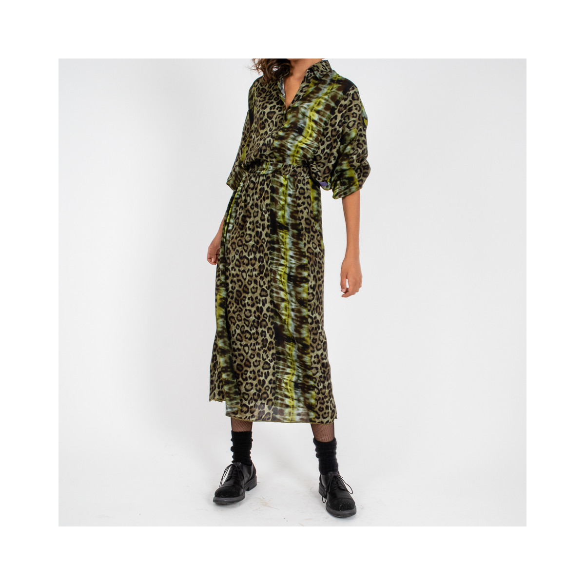 Hod Paris Jupe longue LIVIA Leo Kaki