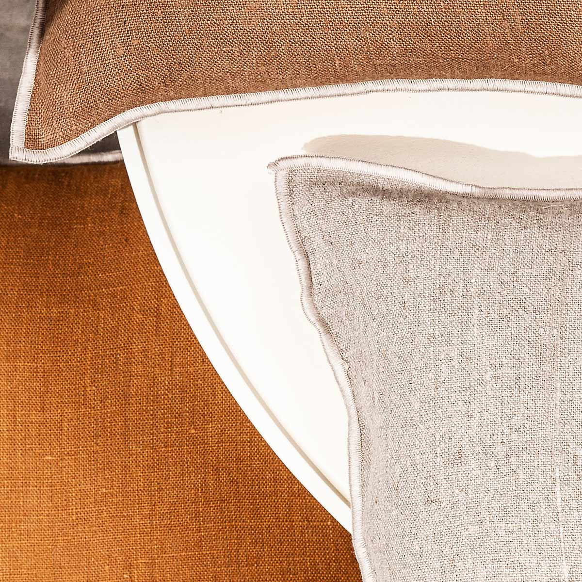 Housse de Coussin CHENNAI en Lin Lavé - HARMONY HAOMY