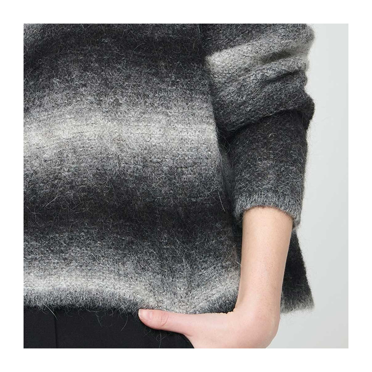 Mes Soeurs et Moi Pull Col Rond en Mohair QUERCUS