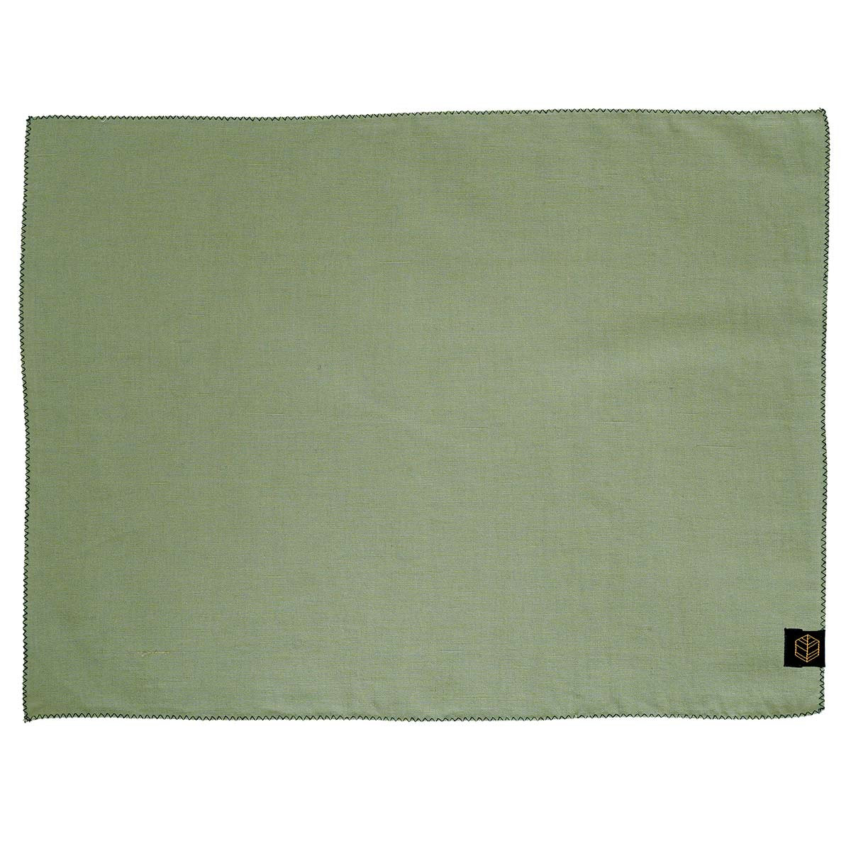 Set de Table Lin et Coton Point Zigzag ZILIA - Haomy